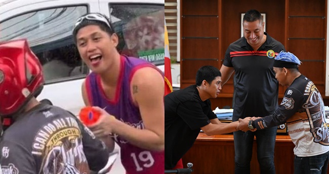 Lexter Castro, 'Boy Dila,' Meets Rider He Doused During Wattah! Wattah! Festival | NewsFeed