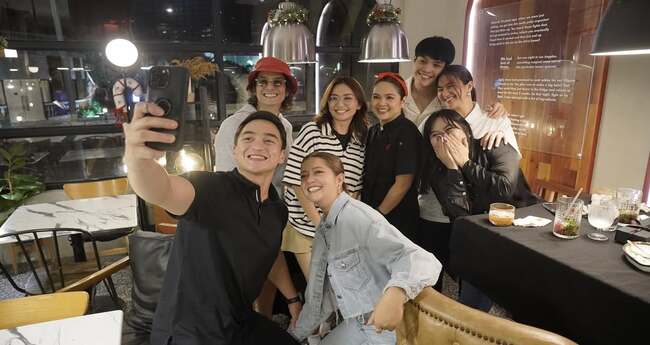 Dominic Roque, Sue Ramirez With Miles Ocampo, Elijah Canlas, Spotted at Angrydobo | NewsFeed