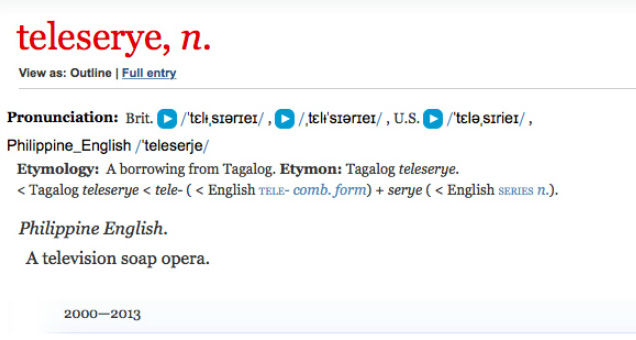 Kilig And Teleserye: Now In Oxford English Dictionary