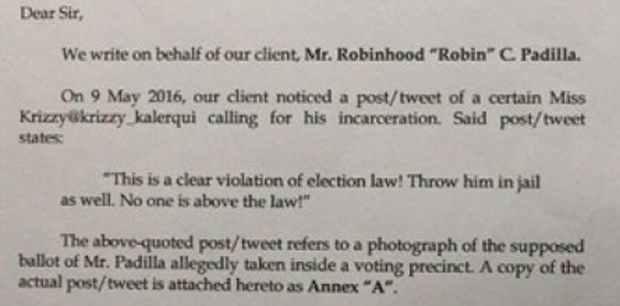 Robin Padilla Files Online Libel Case Against Netizen