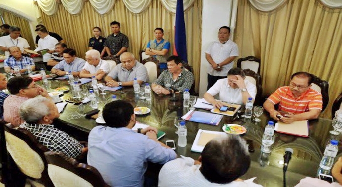 Attendees Of The First Duterte Cabinet Meeting