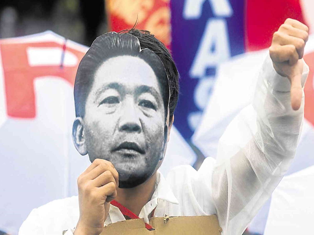 Santos Refers To Marcos Sr.'s Interment: 'History Is Not Finished'