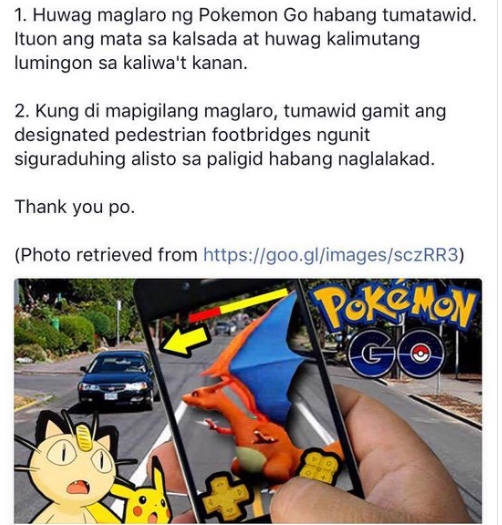 ‘Blame Pokemon Go Players, Not Buses In EDSA Traffic’