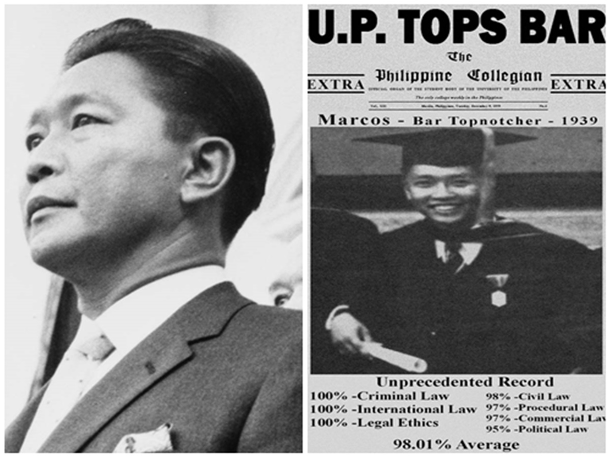 Bar Exam's Still Highest Pointer: Unbeatable Ferdinand Marcos Sr.