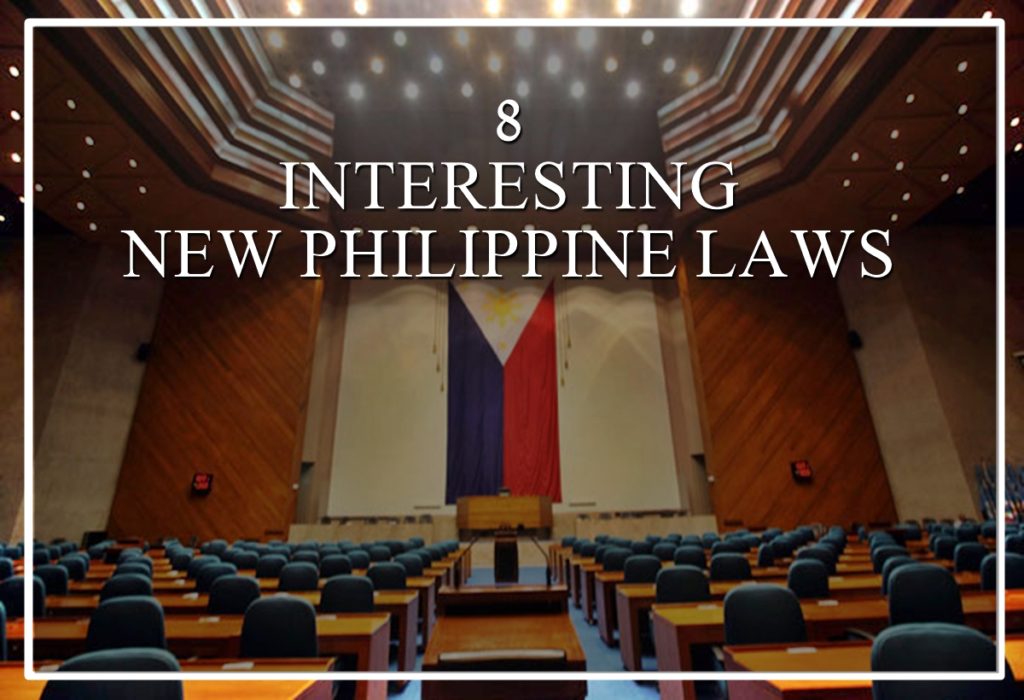 8 Interesting New Philippine Laws Everyone Needs To Know