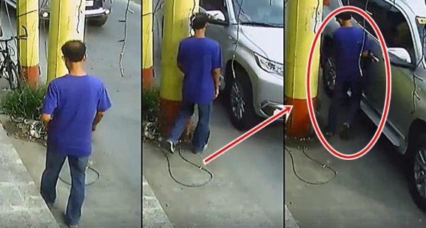 Video Of Man Allegedly Bumped Himself Intentionally To A Car Goes Viral