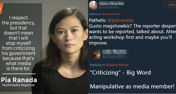 Rappler's Pia Ranada Criticized By Netizens For Saying "Criticizing The ...