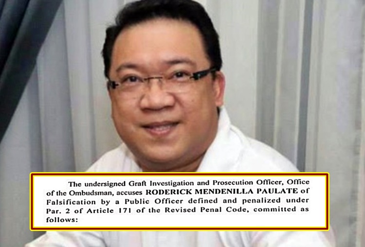 QC Councilor Roderick Paulate Charged With Graft, Falsification
