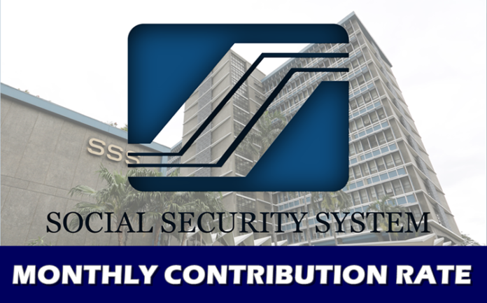 SSS Monthly Contribution Rate: List Of Rates Based On Compensation