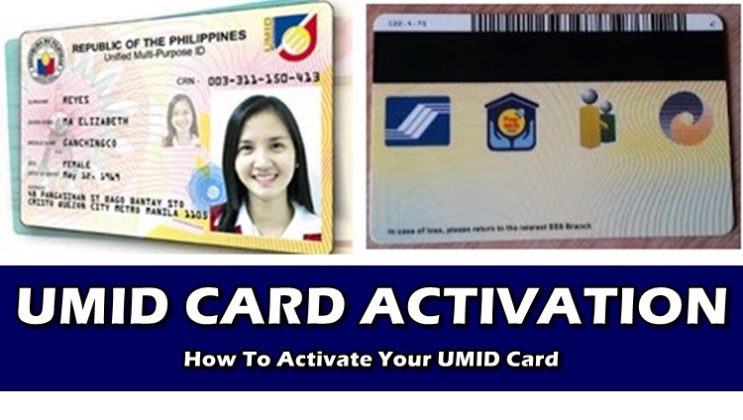 ACTIVATE UMID CARD: How To Activate Your UMID Card