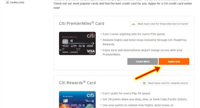 CITIBANK CREDIT CARD: How To Apply For Citibank Credit Card Online