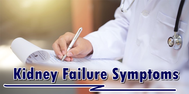 KIDNEY FAILURE SYMPTOMS - 8 Warning Signs Of Kidney Failure