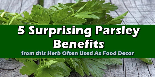 Parsley Benefits - 5 Benefits Of This Herb Often Used As Food Decor