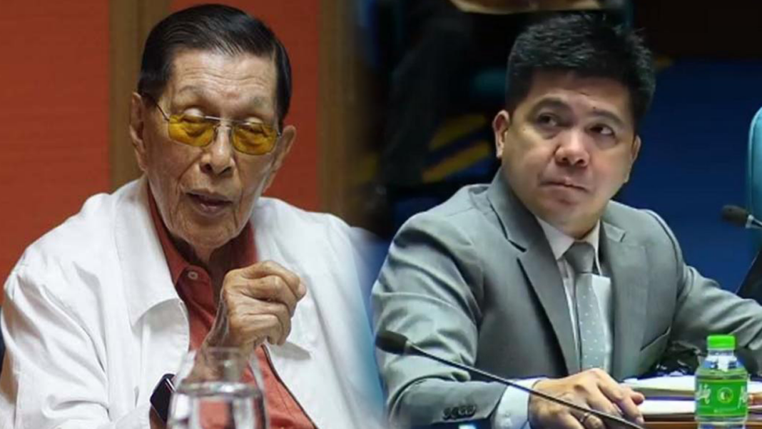 Enrile Questions Mike Defensor After Spotted at MMDA Event