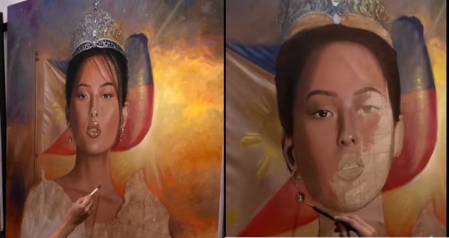 Northern Samar Artist Amazes with Stunning Fan Art of Miss Universe ...