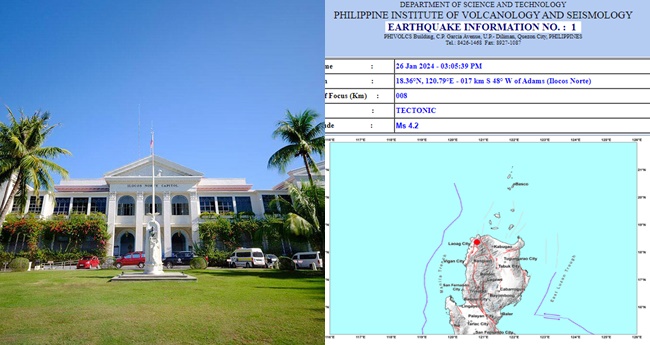 Earthquake Strikes Ilocos Region: Phivolcs Reports Magnitude 4.2 Tremor ...