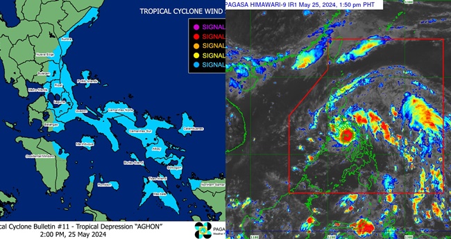 PAGASA Bulletin: Tropical Depression Aghon Update | NewsFeed