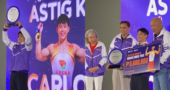 ArenaPlus Awards Carlos Yulo ₱5M “Astig Hero Bonus” | NewsFeed