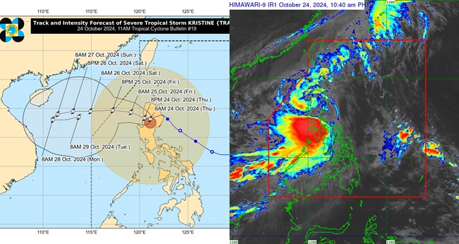 PAGASA 11 AM Typhoon Kristine (Trami) Update October 24, 2024 | NewsFeed