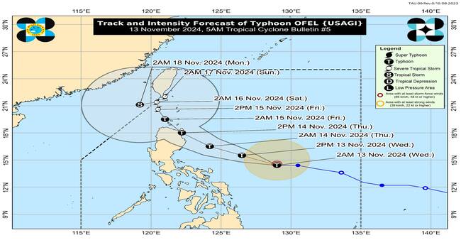 Pagasa Update on Typhoon OFEL (USAGI) November 13, 2024 | NewsFeed
