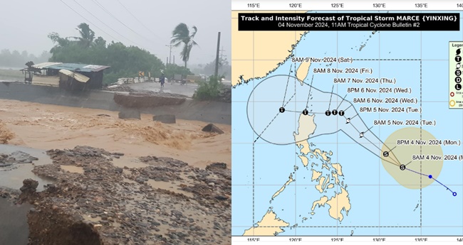 Typhoon Marce to Hit Areas Affected by Cyclones Kristine and Leon ...