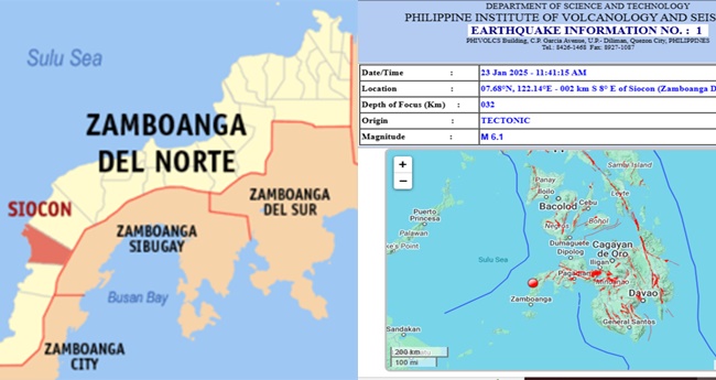 Magnitude 6.1 Earthquake Strikes Siocon, Zamboanga del Norte | NewsFeed