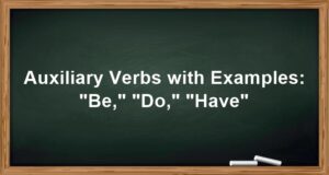 Auxiliary Verbs - "Be," "Do," "Have" With Examples | NewsFeed