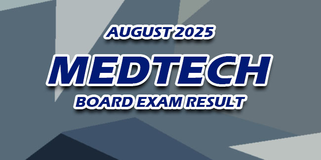 MedTech Board Exam Result August 2025 | NewsFeed